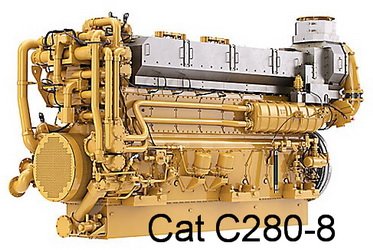 Caterpillar C280 Series engine Manual & Parts Catalog